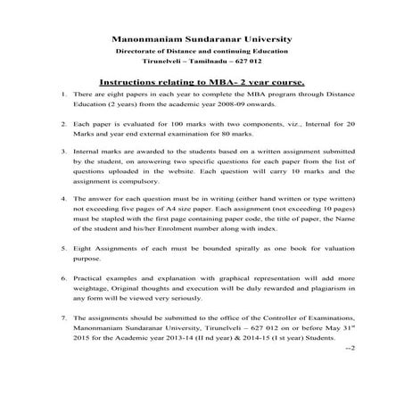 Mba assignment may 2015 | PDF