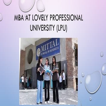 MBA at Lovely Professional University (LPU).pptx