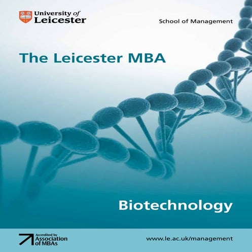 MBA Biotechnology | PDF