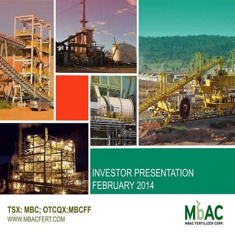 Mbac investor presentation feb 2014 | PDF