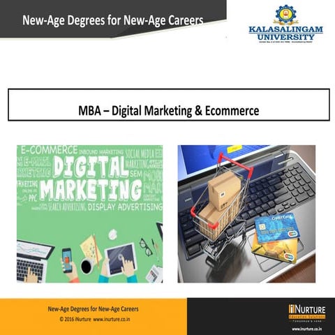 MBA Digital Marketing & E-Commerce | PPT