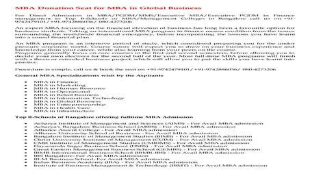 Millennium School of Business | MBA specialisations, MBA Marketing, MBA ...