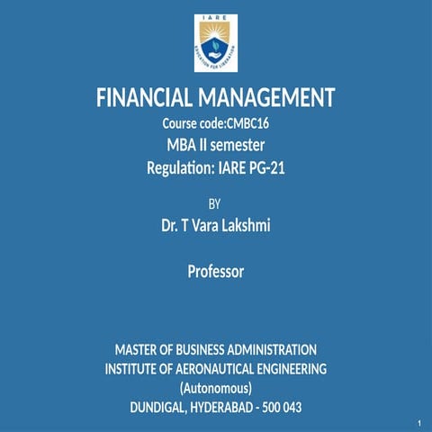 MBA_Financial Management_Nature and Scope.pptx