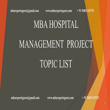 MBA HOSPITAL MANAGEMENT PROJECT TOPIC LIST.pptx