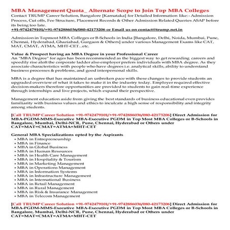 Seamless Path to Excellence: Direct MBA Admission at NMIMS Bangalore | PPTX