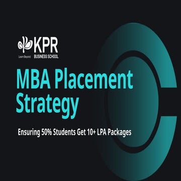MBA Placement Strategy.pptx HOW TO INCREASE QUALITY STUDENTS TO HIGHER ...