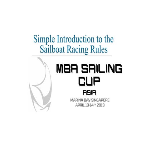 MBA Sailboat Racing Rules Guide | PPT
