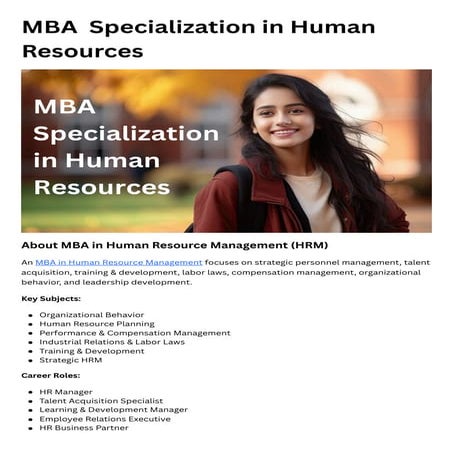 MBA Specialization in Human Resources.pdf
