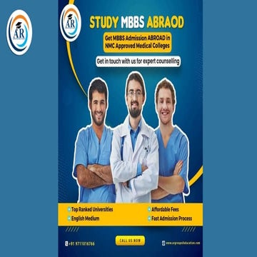 Exploring The Benefits of MBBS in Abroad | PPT