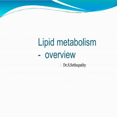 LIPID METABOLISM MCQ QUESTIONS/ ANSWERS pdf | PDF