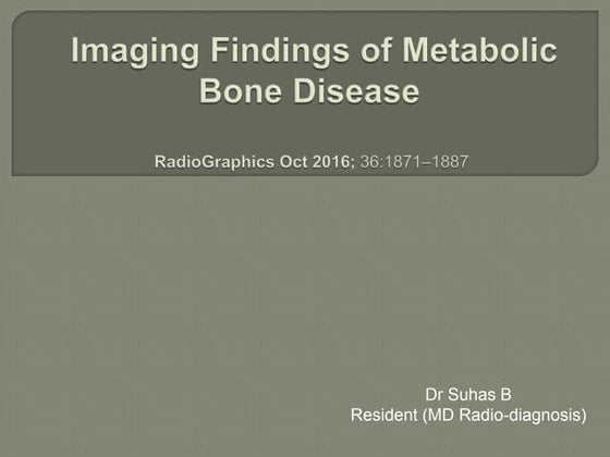 Imaging in rickets | PPTX | Bone and Joint Conditions | Diseases and Conditions