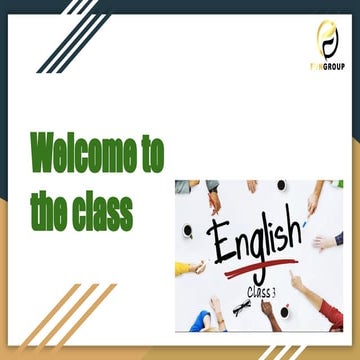 English Slide - Welcome to the English Class about MEB | PDF