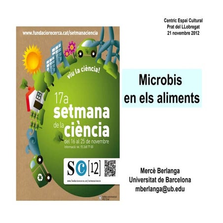 Microbis en els aliments | PDF