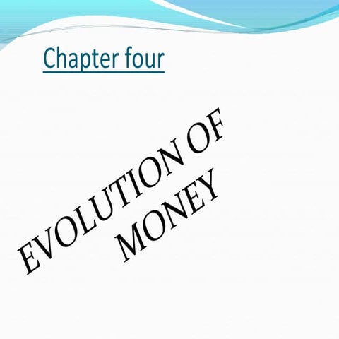 evolution of money | PPT