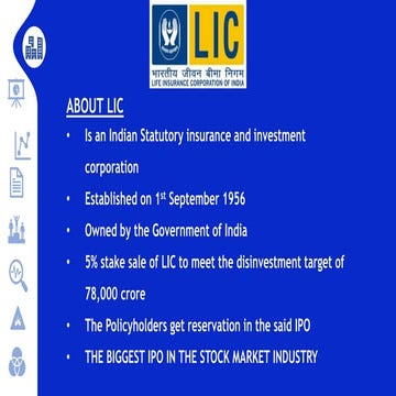 LIC IPO | PPTX