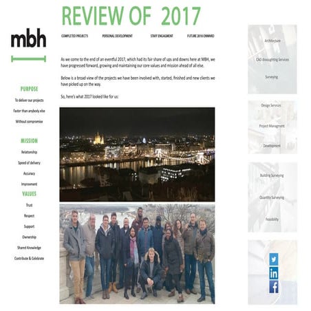 MBH: Annual Review 2017 | PDF
