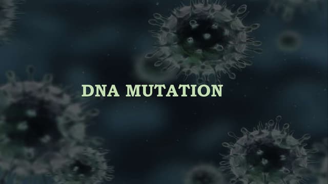 Mutagens, types of mutations | PPTX