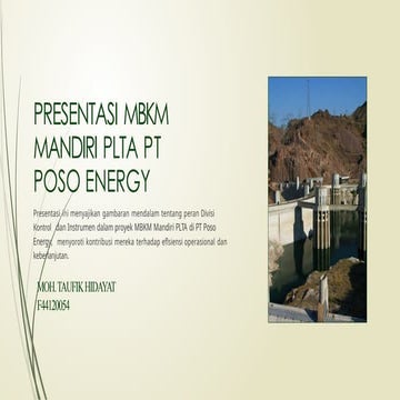 MBKM Mandiri PLTA PT Poso Energy Presentation.pptx