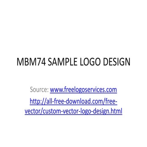 SAMPLE LOGO DESIGN | PPT