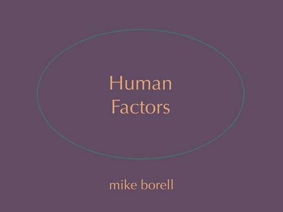 Human Factors | PPT