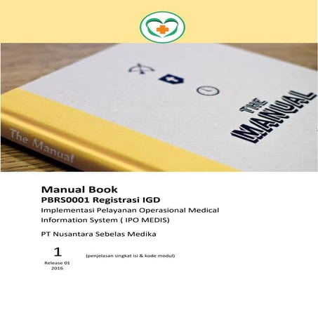 Manual Book PBRS0001 Registrasi IGD | PDF