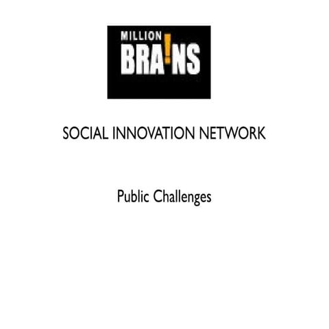 MillionBrains : public challenges | PDF