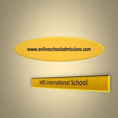 Mbs international school | PPT