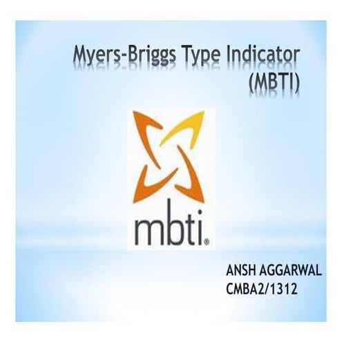 Mbti- Myers-briggs Type Indicator | Pdf