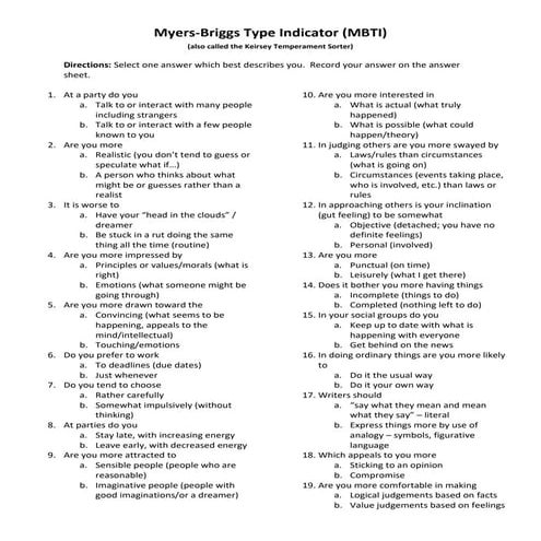 MBTI.pdf | Family and Relationships