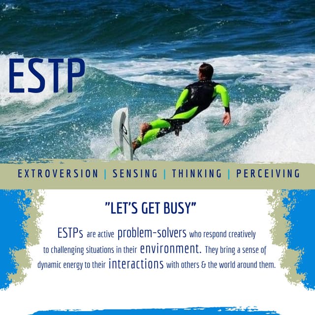 Discover Your Personality Profile with MBTI - ESTP | PDF