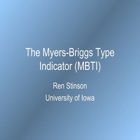 Mbti | PPT