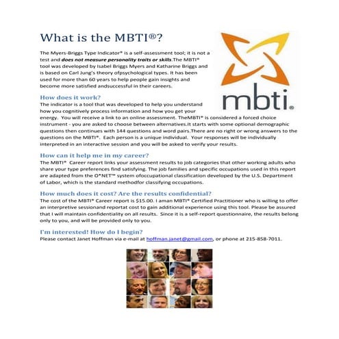 MBTI ® offer | DOCX