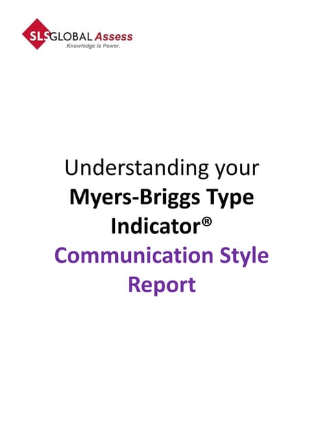 Assess your communication strengths with the Myers-Briggs types and ...
