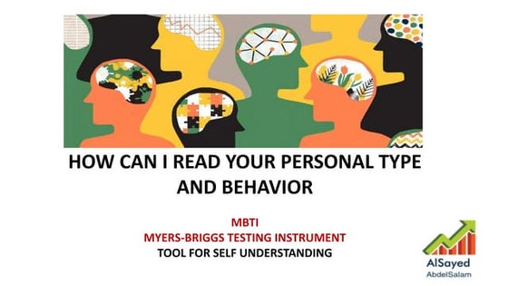 Myers Briggs Type Indicator (MBTI) | PPTX | Mental Health | Diseases ...