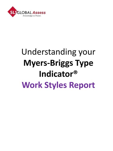 The Simpsons Myers-Briggs Test | PDF