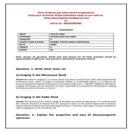 Mc0086 digital image processing | DOCX