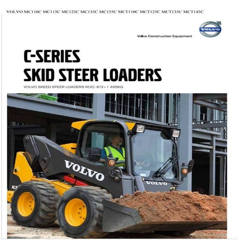 Volvo MC85C, MC95C, Skid Steer Loader Service Repair Manual.pdf