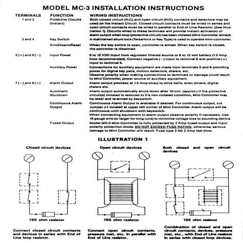United Security MC3 User Manual | PDF