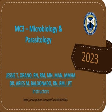MC3 - Week 3 Microbial Growth and Control.ppt