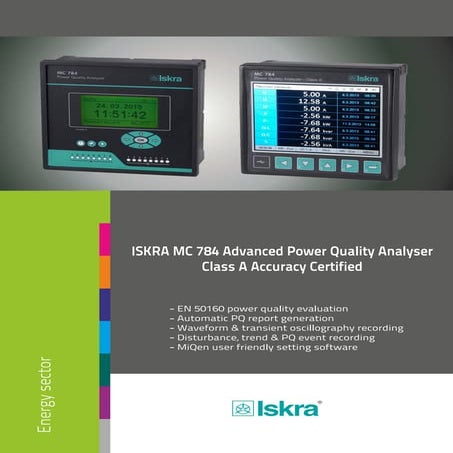 Iskra MC 784 Advanced Power Quality Analyser | PDF | Internet of Things | Internet