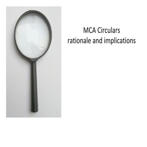 Mca circulars rationale and implications | PPT