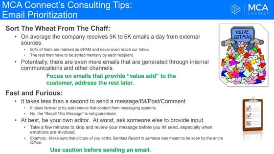 MCA Connect's Consulting Tips: Workplace Attire | PPT