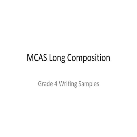Mcas long composition | PPT