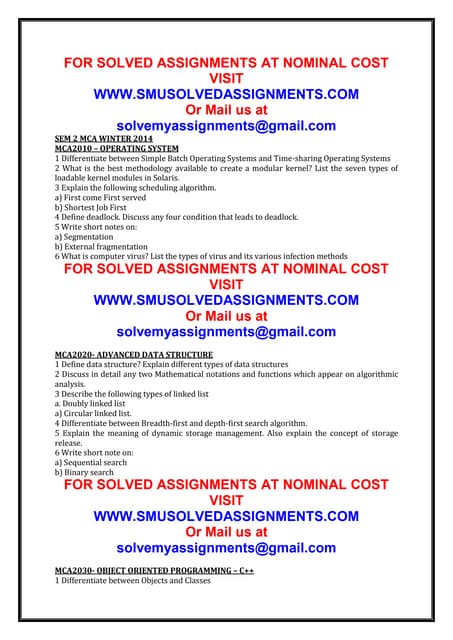 CN Assignment questions 5th sem important | PDF