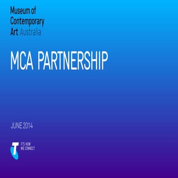 MCA + Telstra Partnership Pitch | PPT