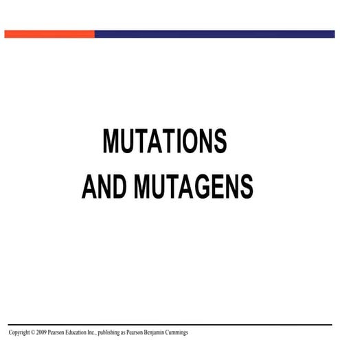 mutagenesis | PPTX