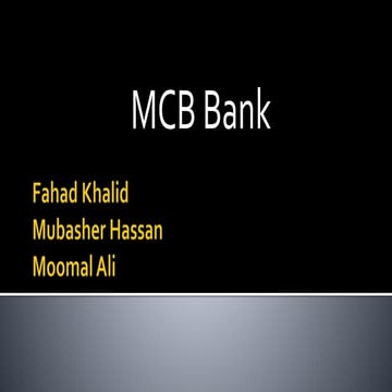 Logotipo Del Banco Mcb MCB Bank Limited