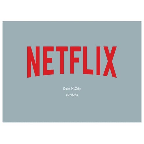 Netflix | PDF