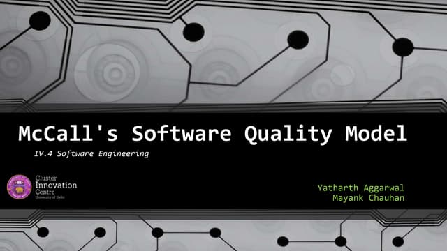 McCall's Quality Factors | PPT