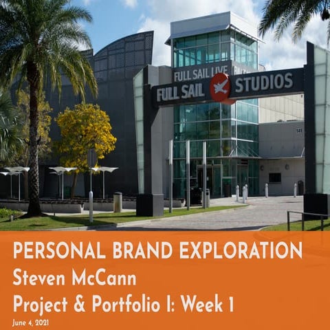 Personal Brand Exploration - Steven McCann | PDF | Content Production ...